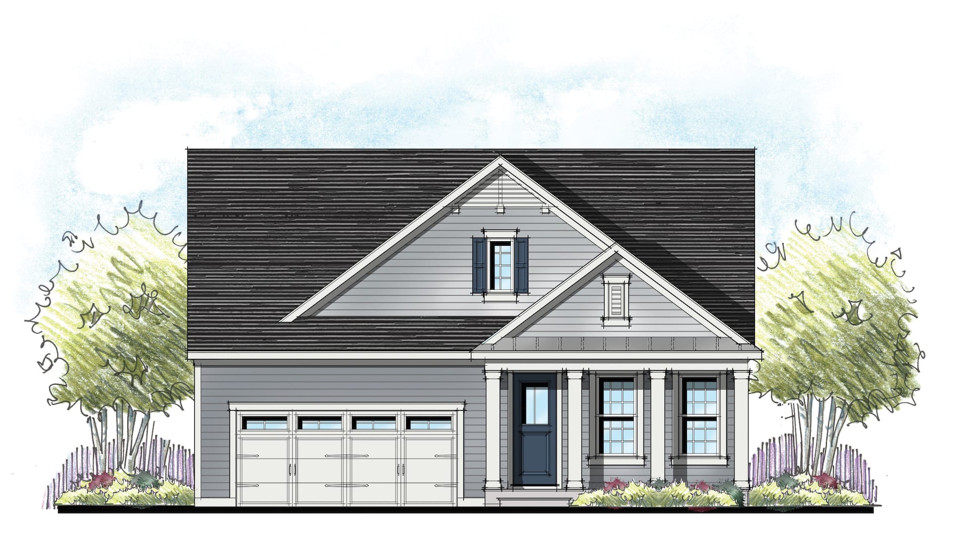 The Andover at The Preserve at Hunters Hill - Long Built Homes